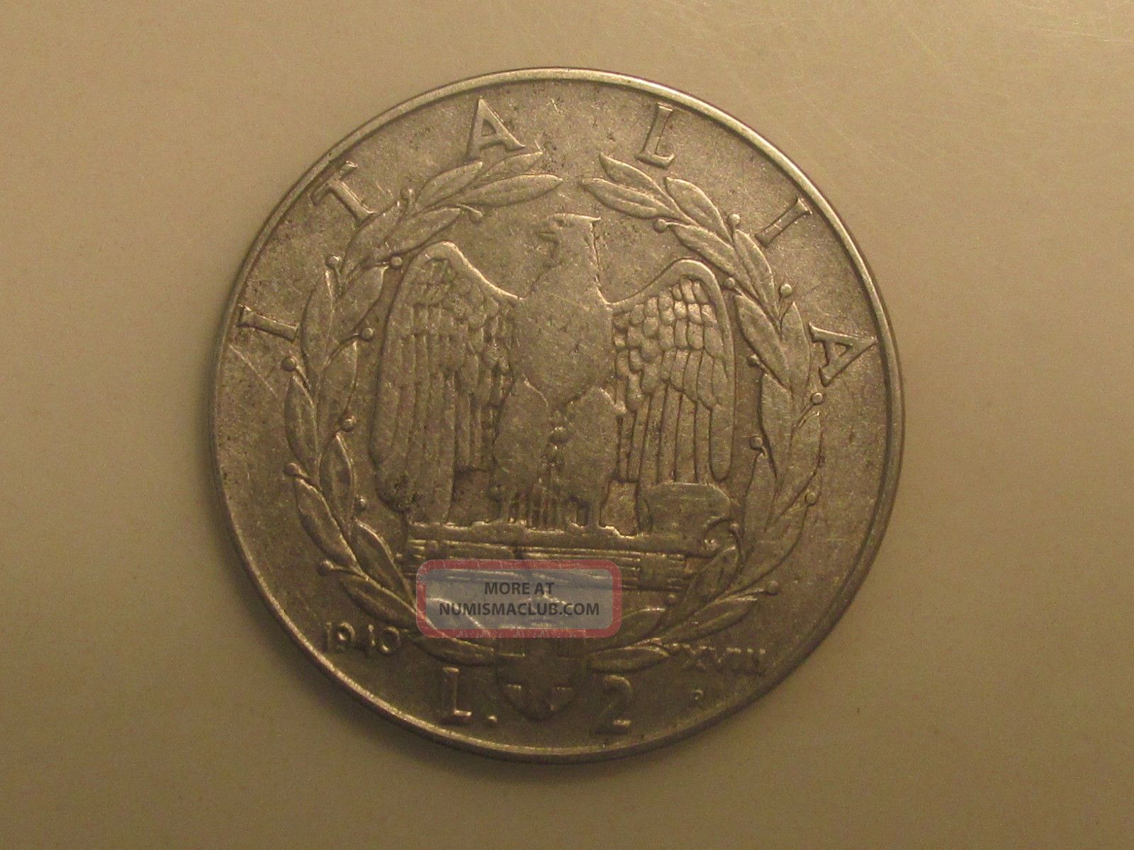 Kingdom Of Italy - Italian 1940r (xviii) 2 Lire Coin - World War Ii