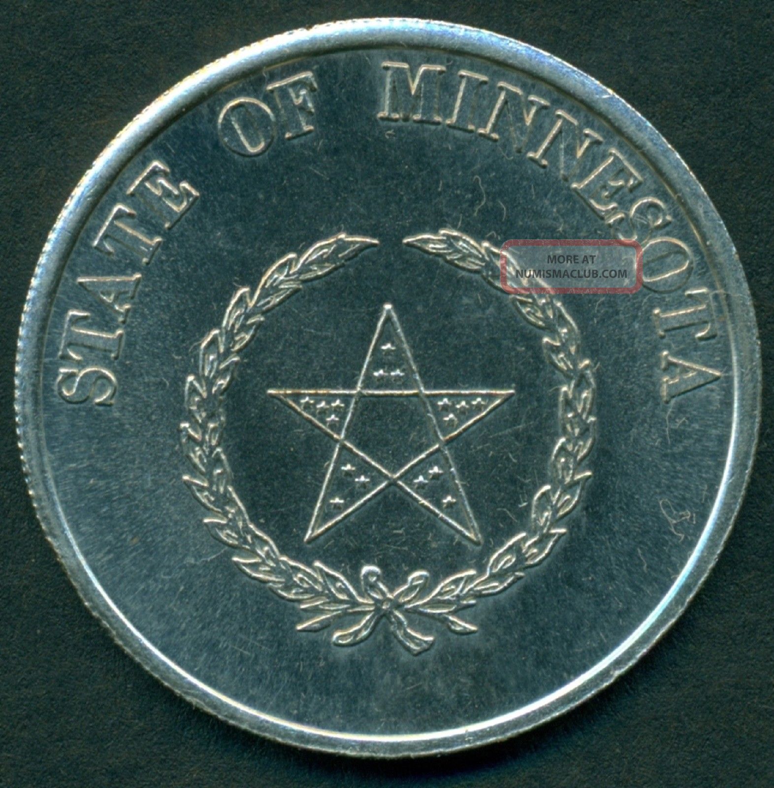 Henry M. Rice Silver Dollar - Sized Medallion - Minnesota