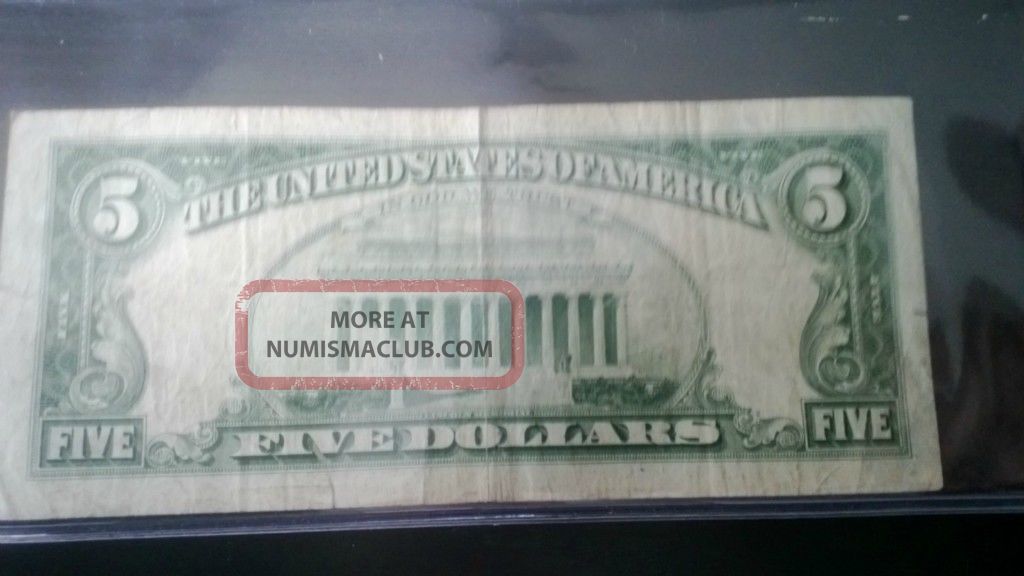 Us Currency: 1963 Series Legal Tender Red Star Note