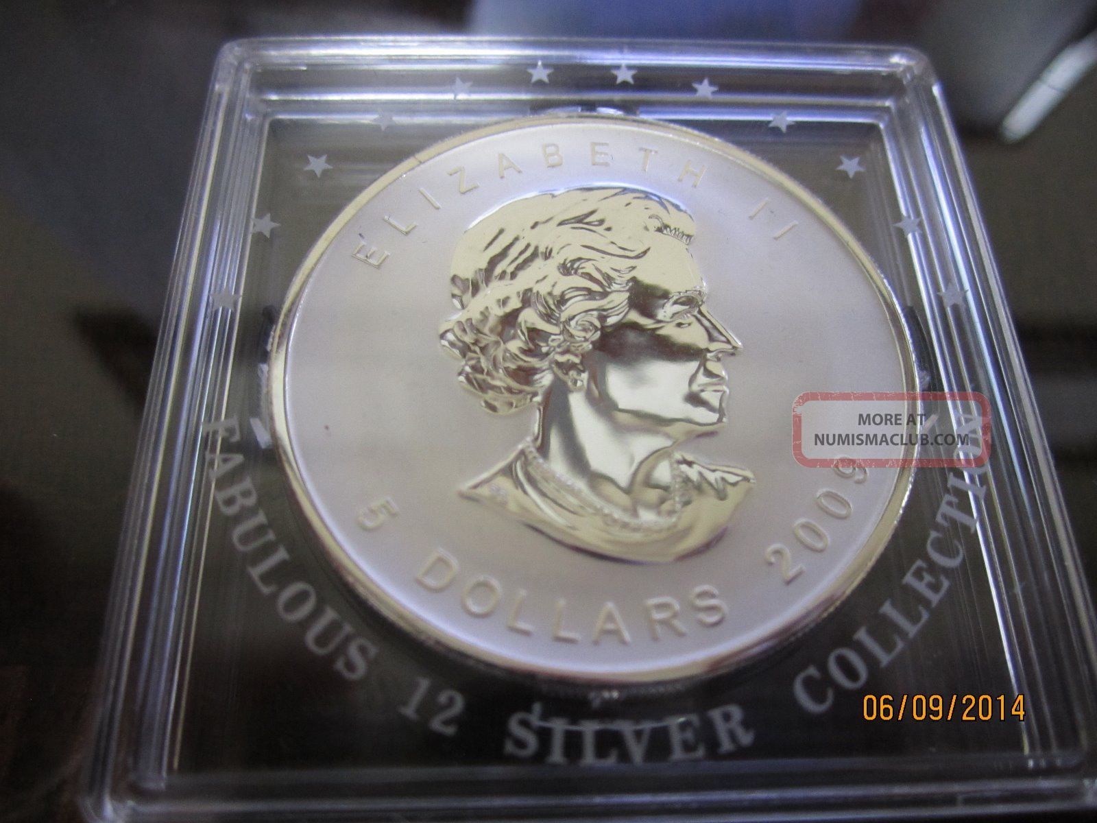 274s 2009 Canada Silver Maple F12 Fabulous 12 Rcm Rare 1oz