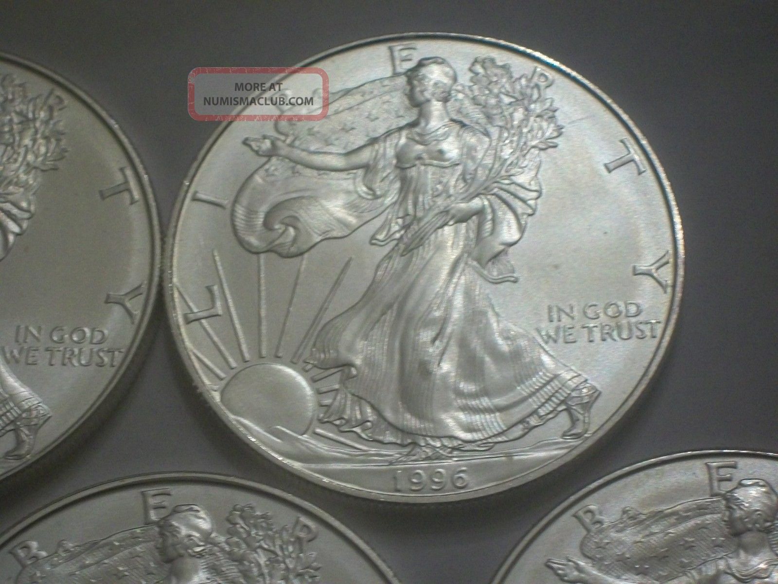 United States Silver Dollar, 1996 Bullion