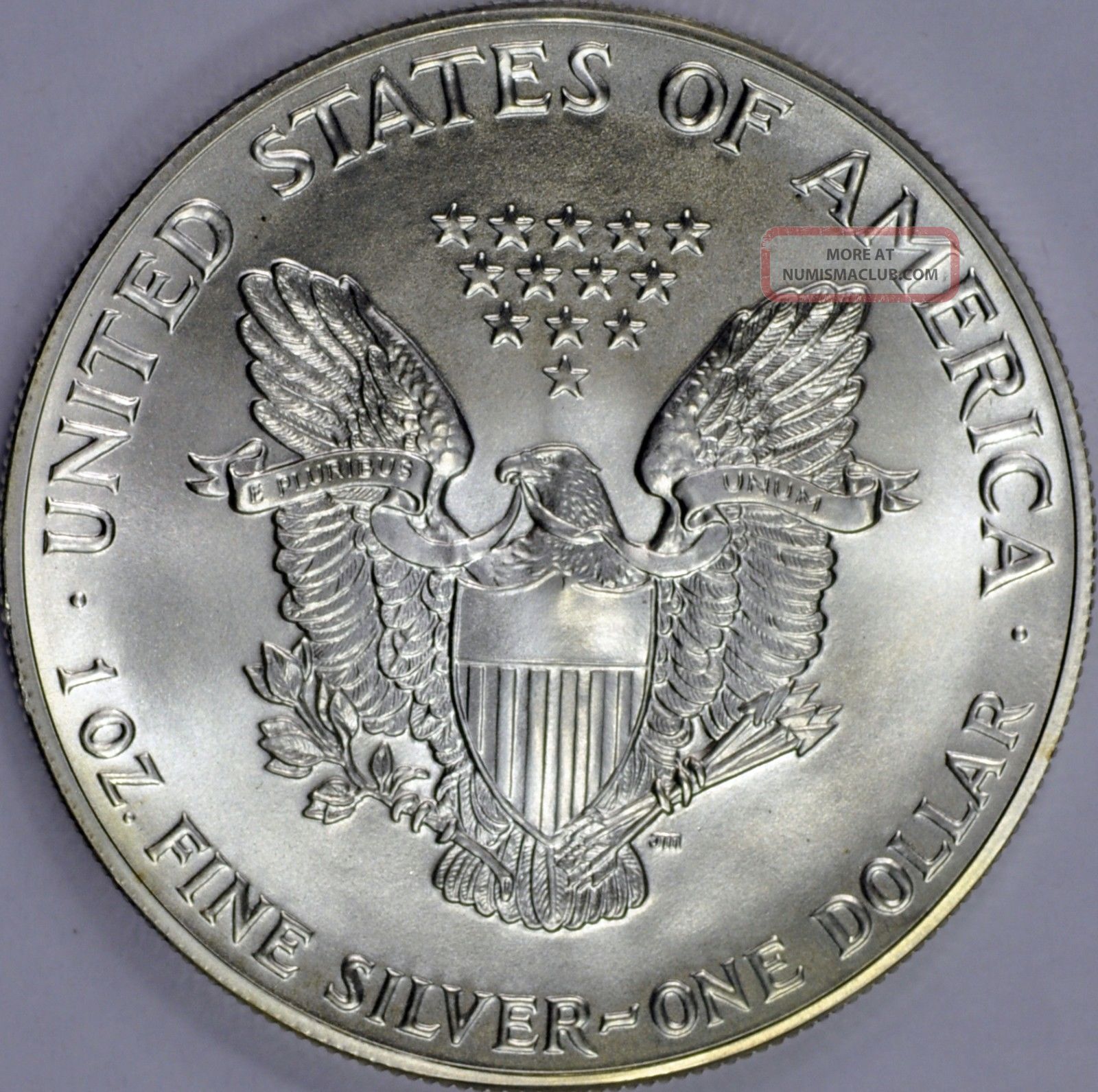 1986 Silver Eagle Unc Bu Brilliant Uncirculated Ase First Year Of Issue