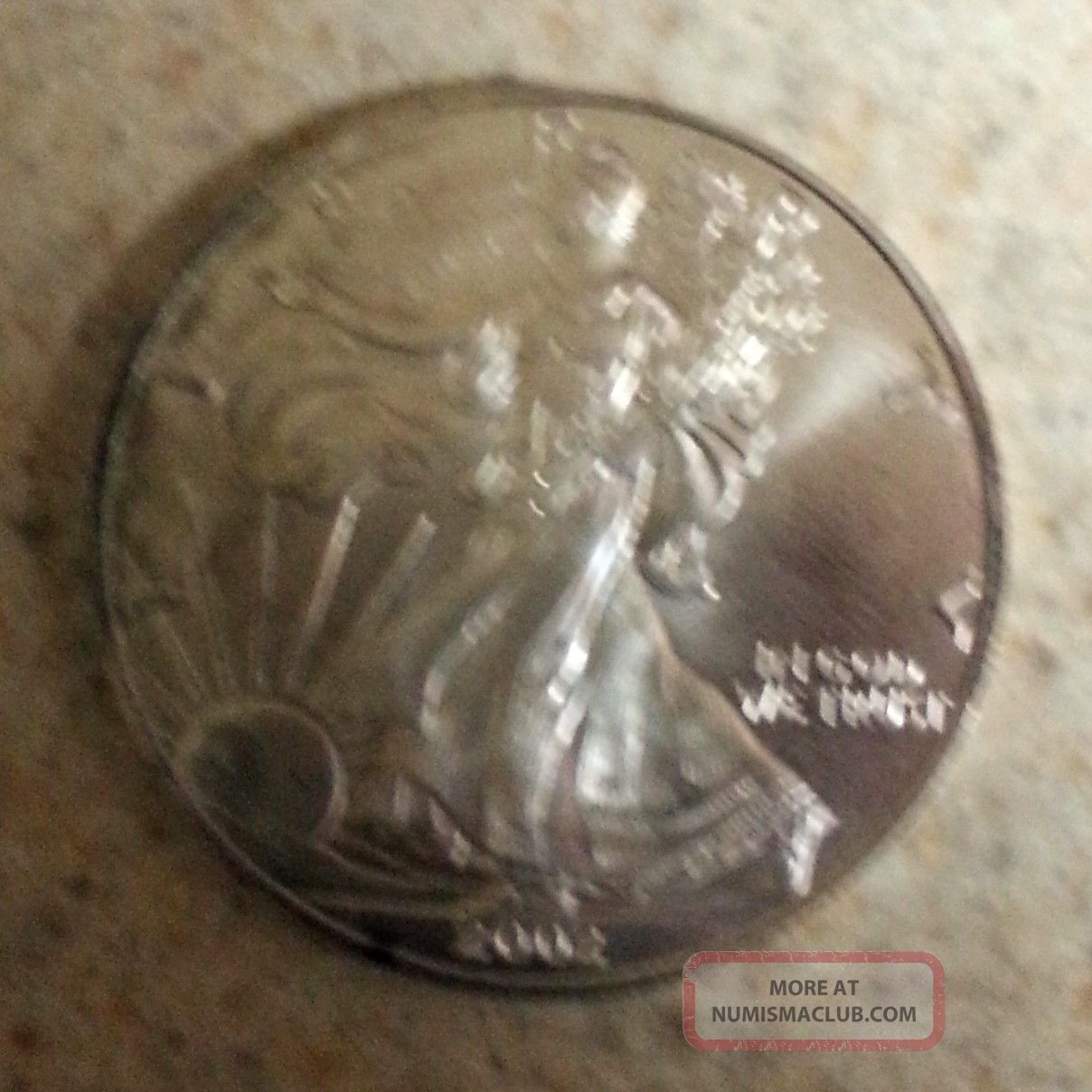 2002 Liberty Walking American Silver Eagle Dollar Coin Circulated