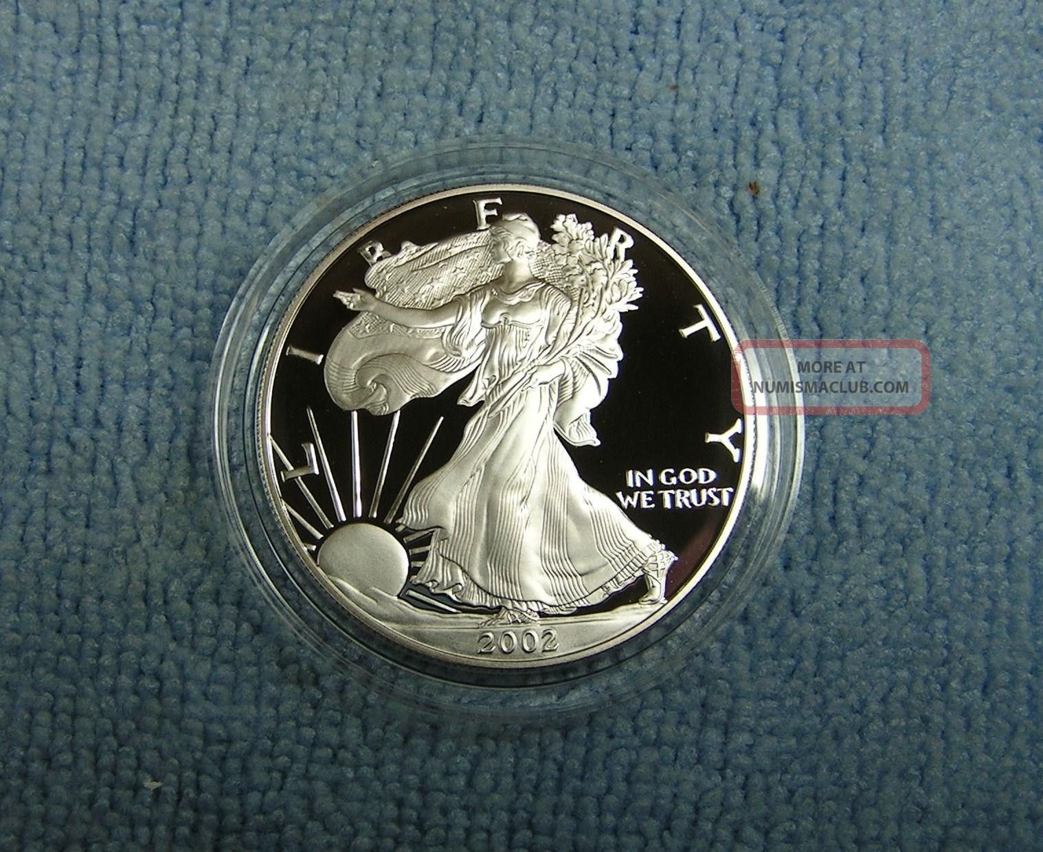 2002 - W Proof American Silver Eagle ...