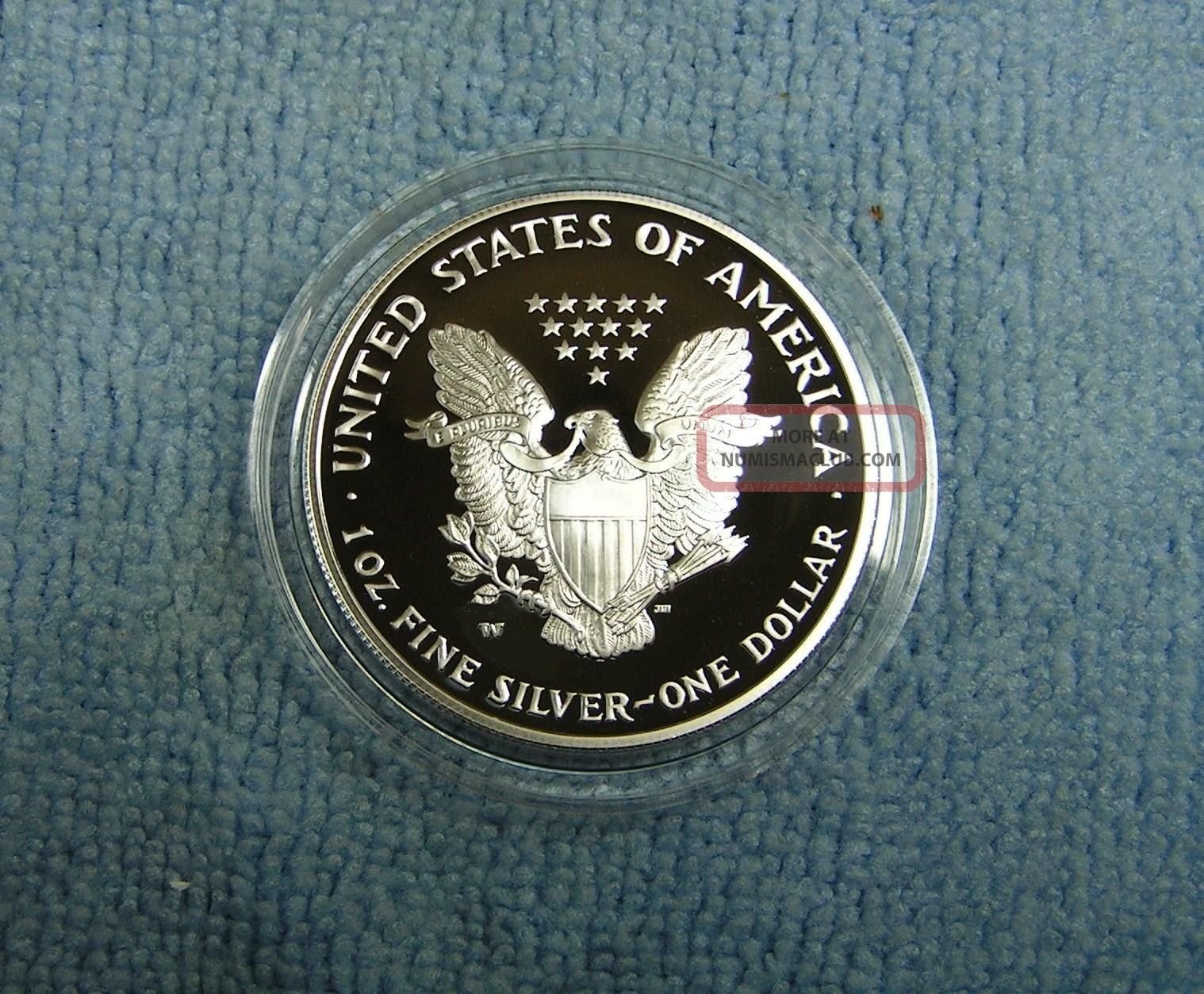 2002 - W Proof American Silver Eagle ...