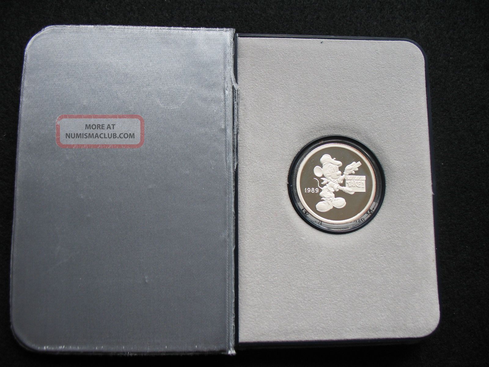 Rarities - Hollywood Mickey. 999 Fine Silver With Case - 1989