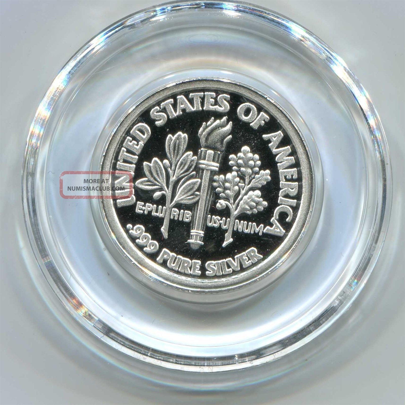 2006. 999 1/10 Oz Pure Silver Round Ronald Reagan Dime