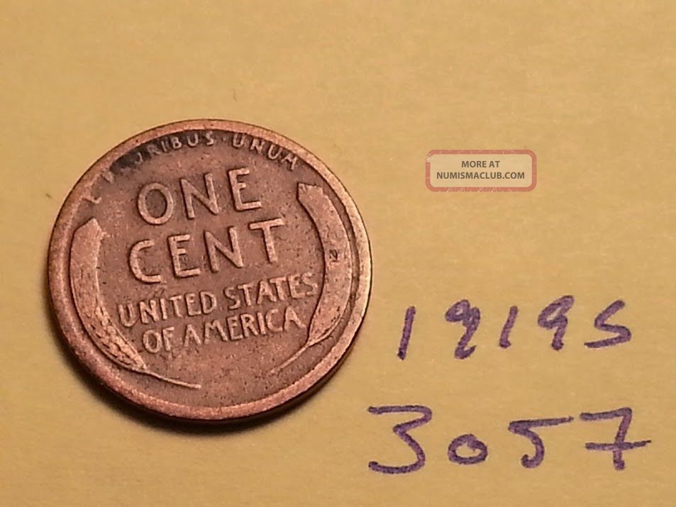 1919 S Lincoln Cent Fine Detail Great Coin (3057) Wheat Back Penny