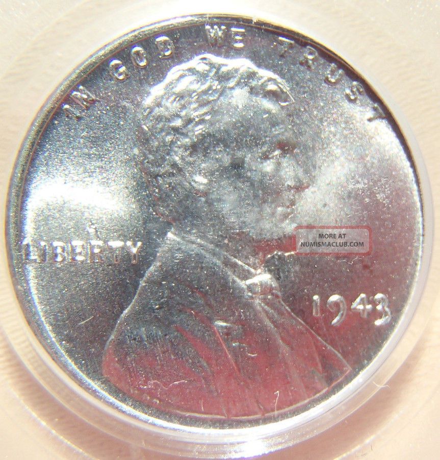 1943 - Lincoln Cent Pcgs Ms66 - - Brilliant Steel - List $42