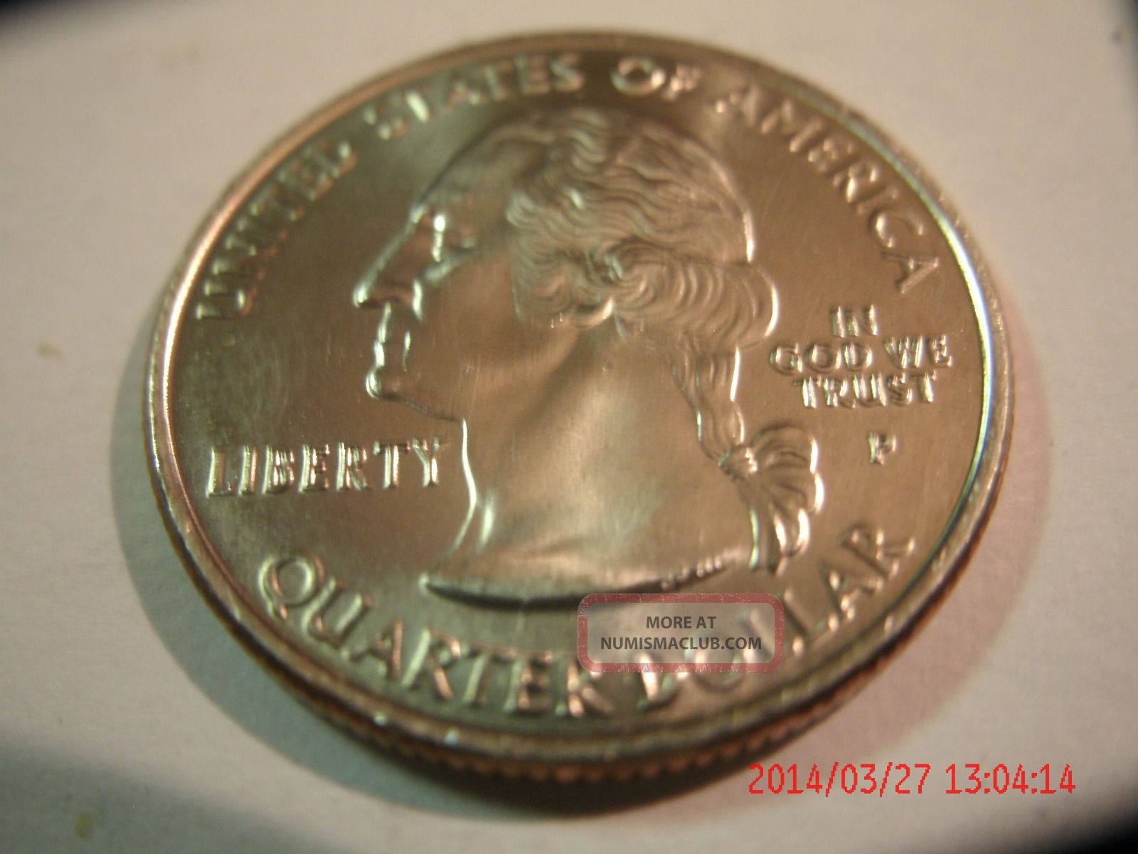 2004 - P Bu Michigan 25c Quarter (50 States)