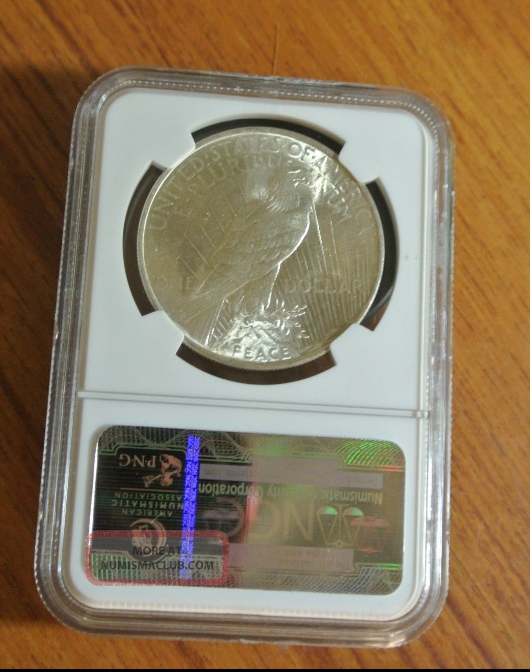 Certified Peace Silver Dollar 1924 Ms63 Ngc