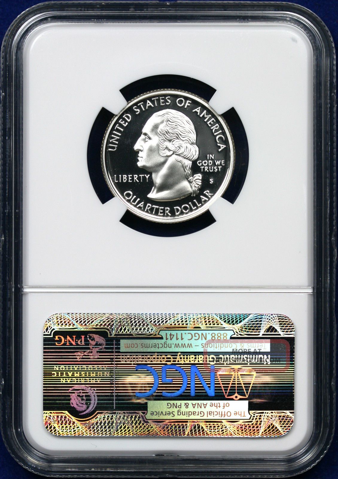 1999 - S Silver 25c Ngc Proof 69 Ultra Cameo Jersey State Quarter 1999 - S Silver 25c Ngc Proof 69 Ultra Cameo Jersey State Quarter