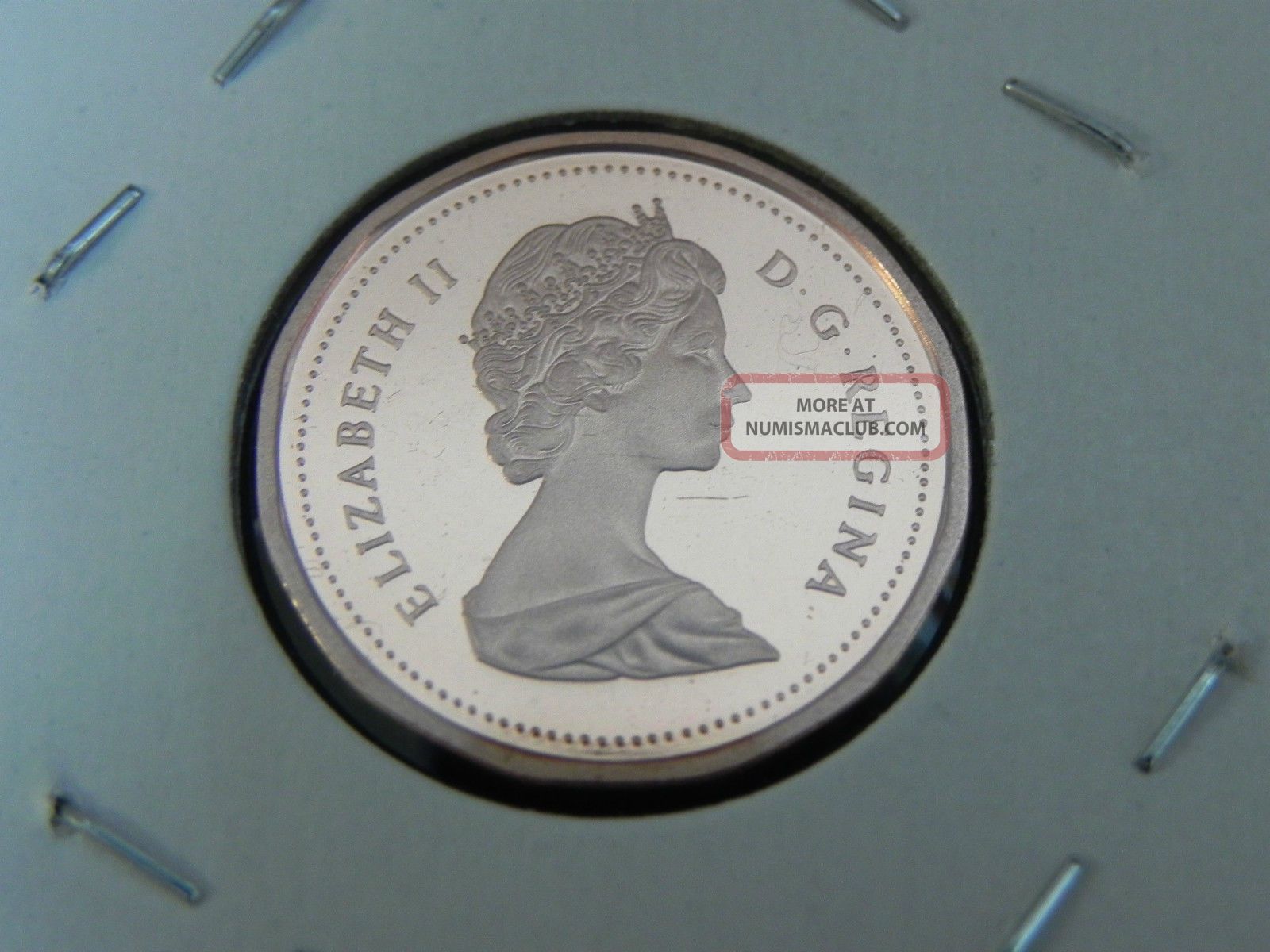 1988 Proof Unc Canadian Canada Maple Leaf Elizabeth Ii Penny One 1 Cent