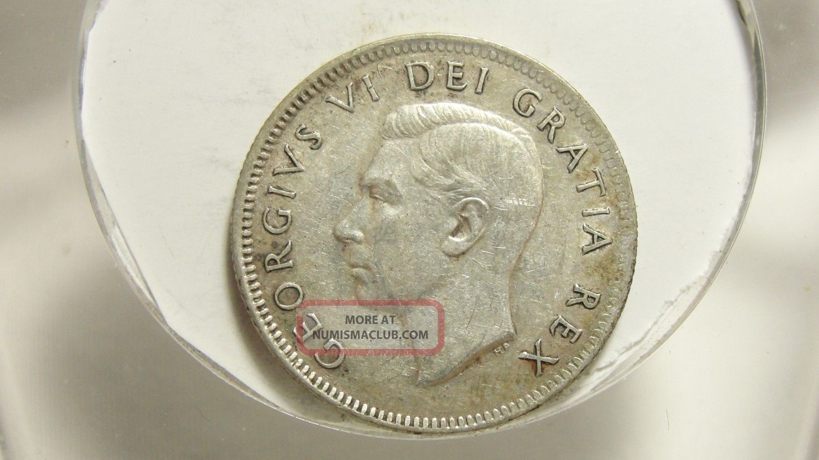 1949 25c Canada 25 Cents, Silver, Canadian Quarter 4377