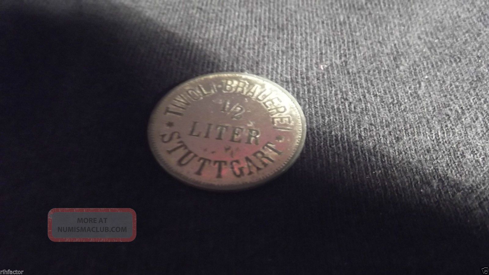Germany Old (nd) Beer Token With The Shield Of David A1aaaa