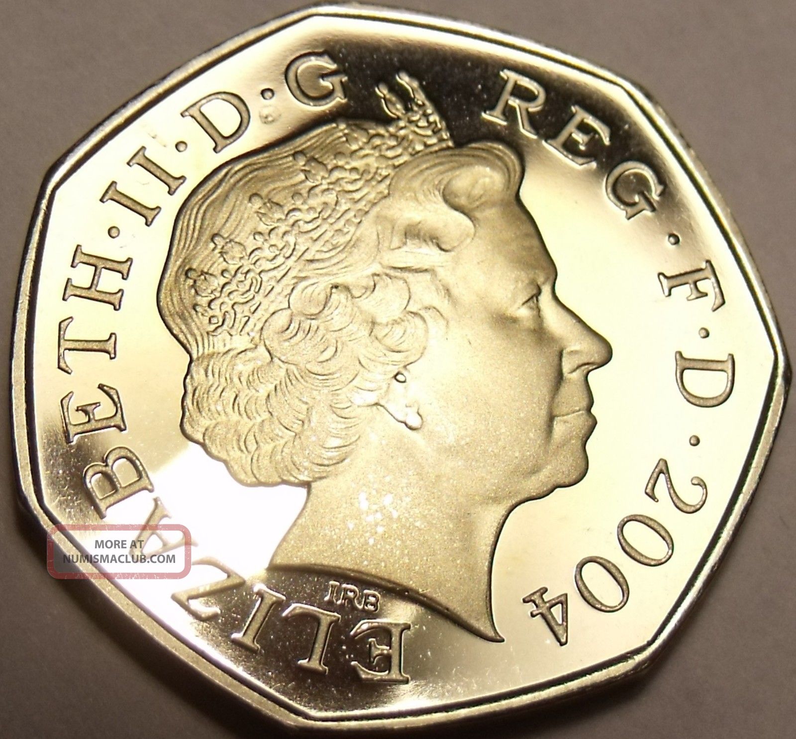 Large Cameo Proof Great Britain 2004 50 Pence The 4 Minute Mile