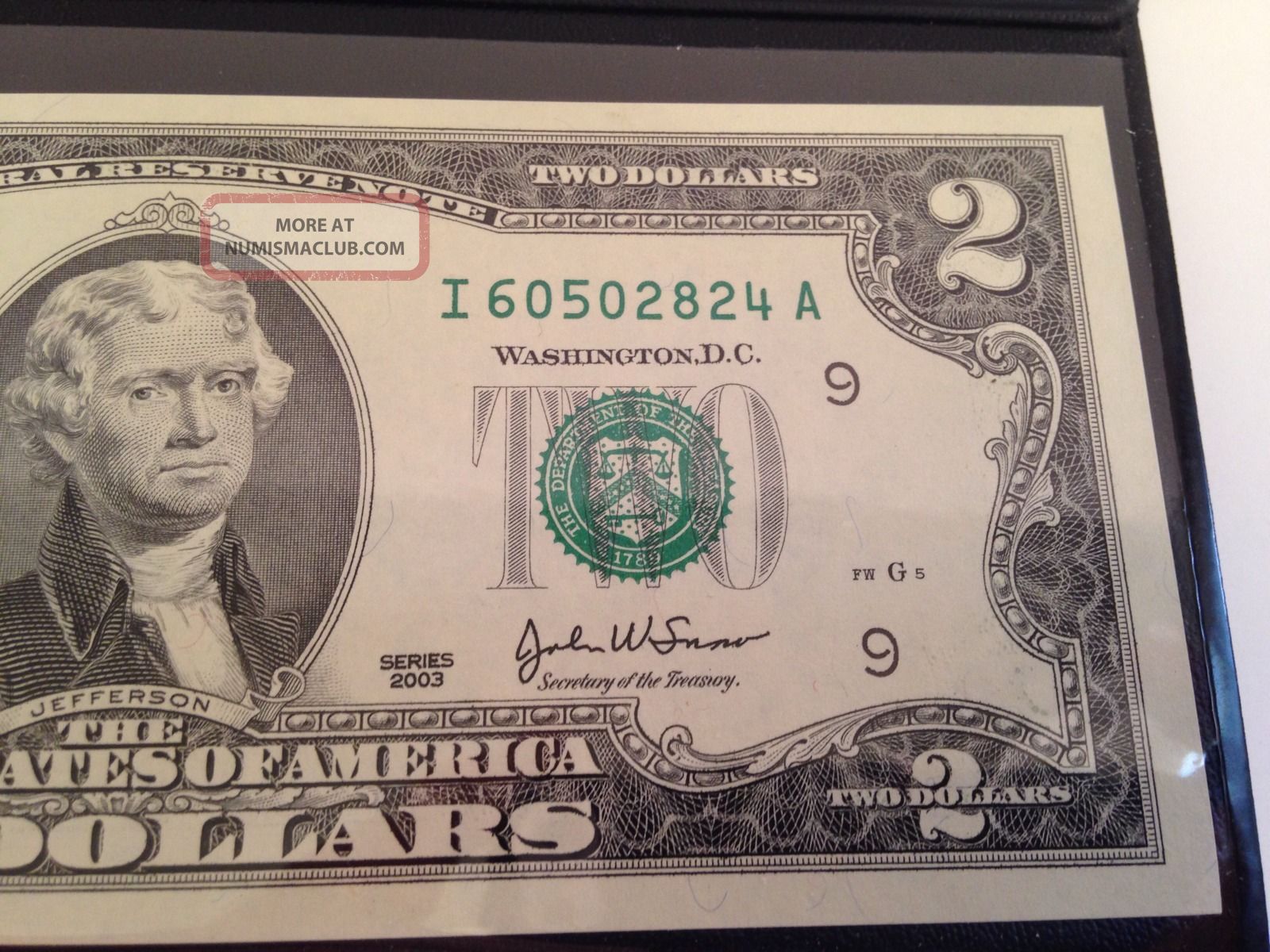 United States 2 Dollar Bill United States 2 Dollar Bill