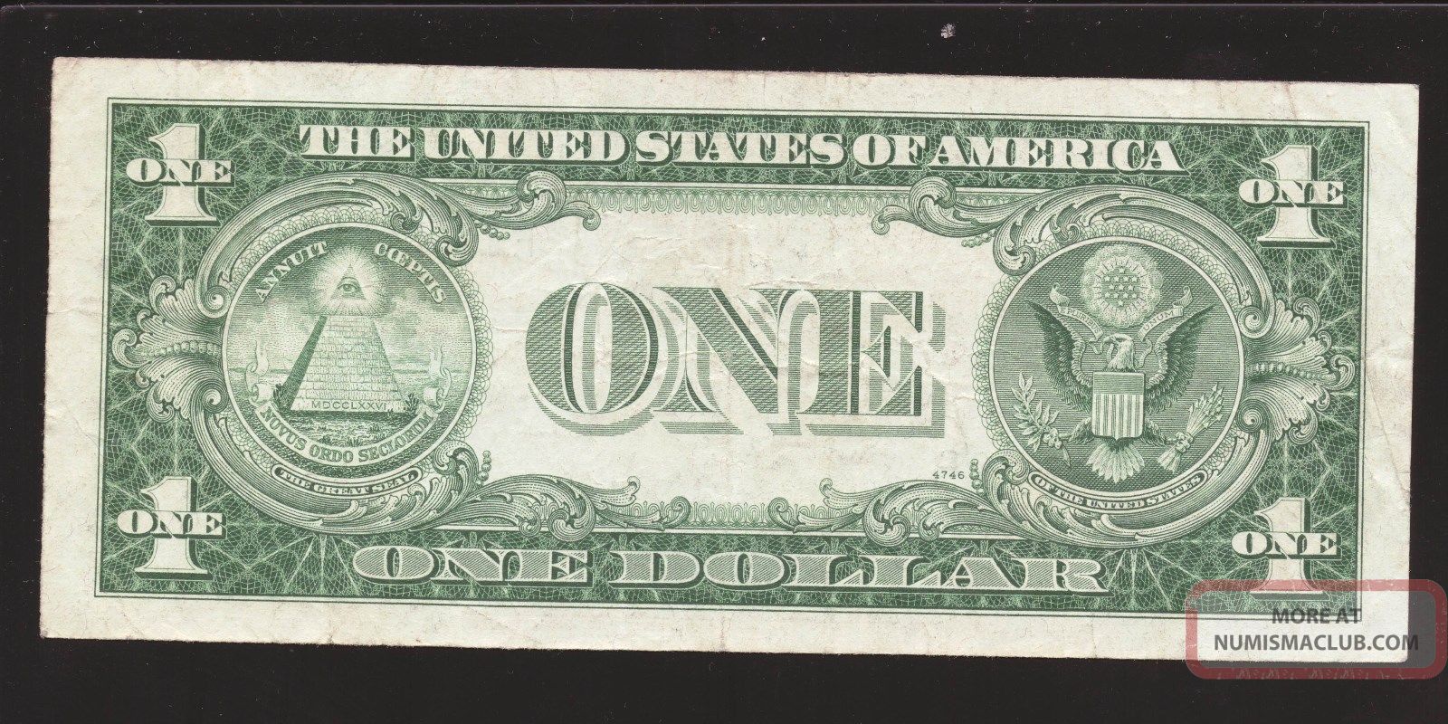 1935 - D $1 Silver Certificate Wide Back U Grade It Usa