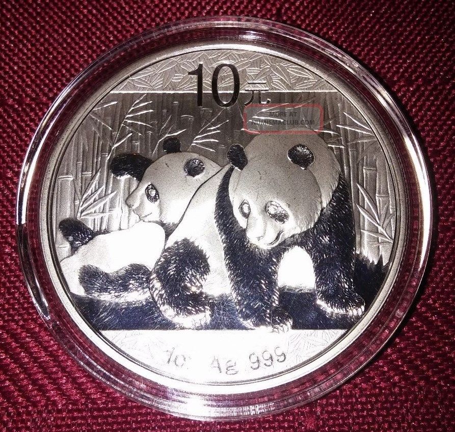 2010 Chinese Silver Panda. 999 Pure Silver Low Mintage Coin