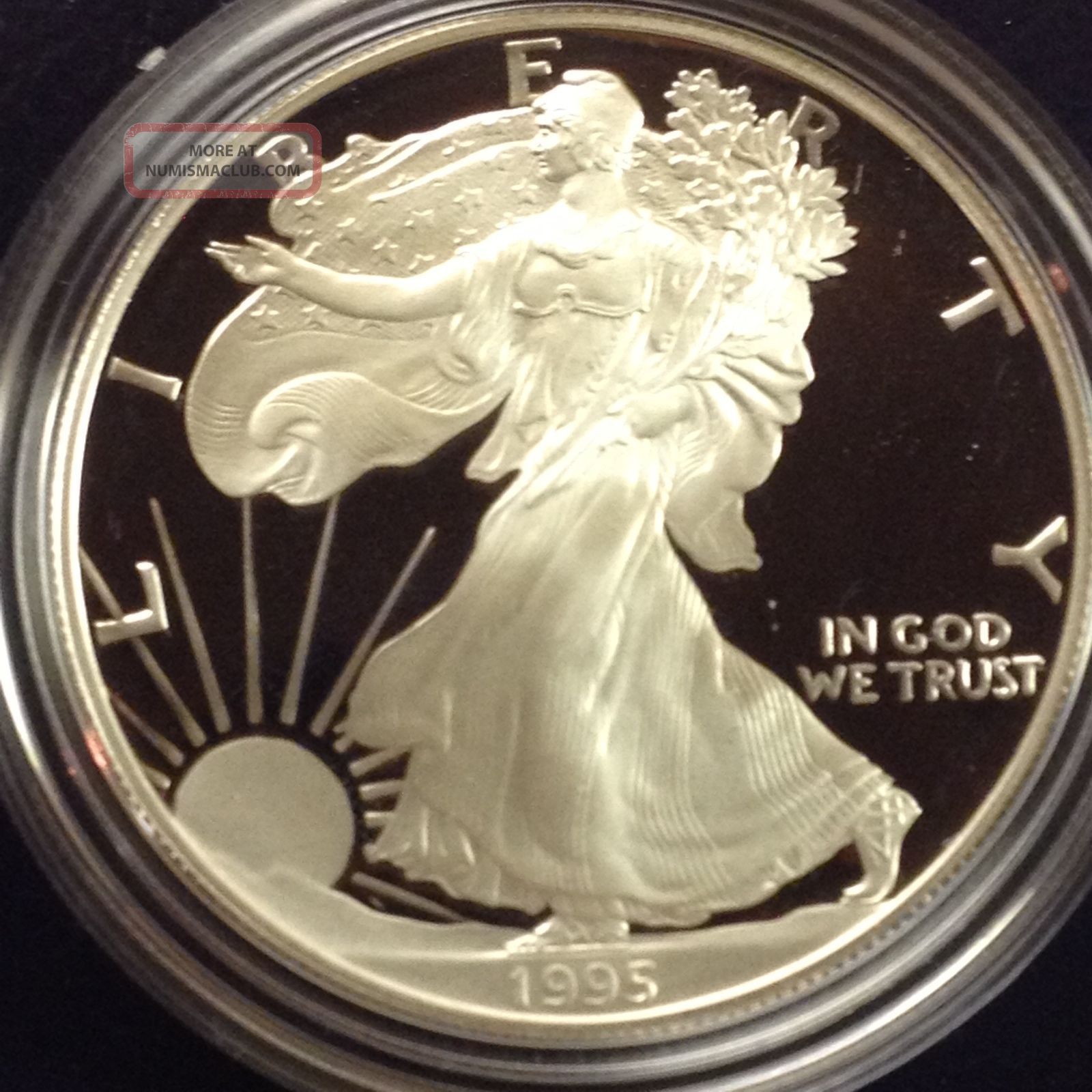 1995 - P Proof Silver Eagle Dollar