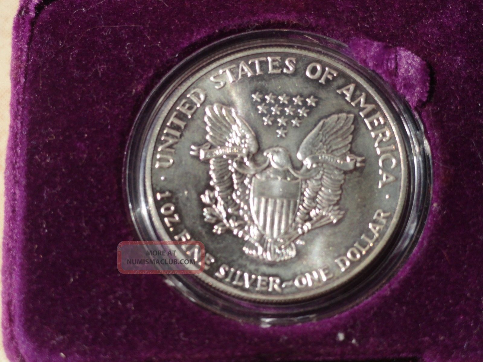 1990 American Eagle Silver Dollar 999 Fine Silver 1 Troy Ounce