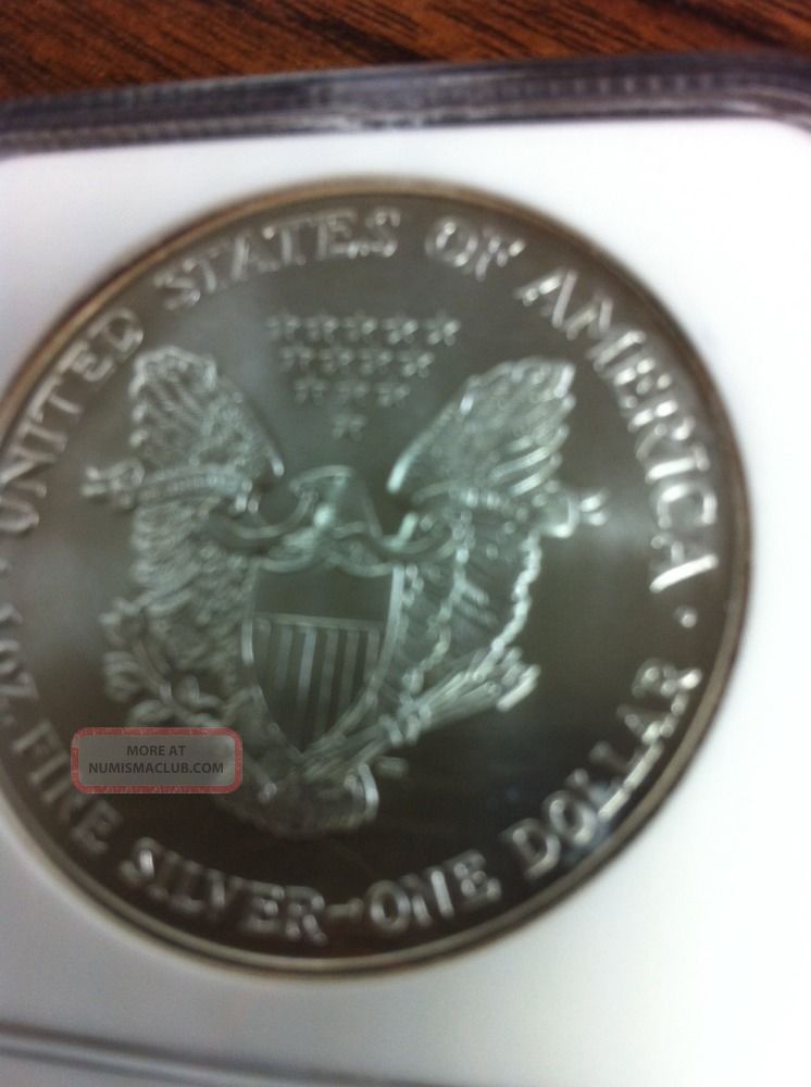 2002 Silver Eagle Graded Ms69 By Ngc