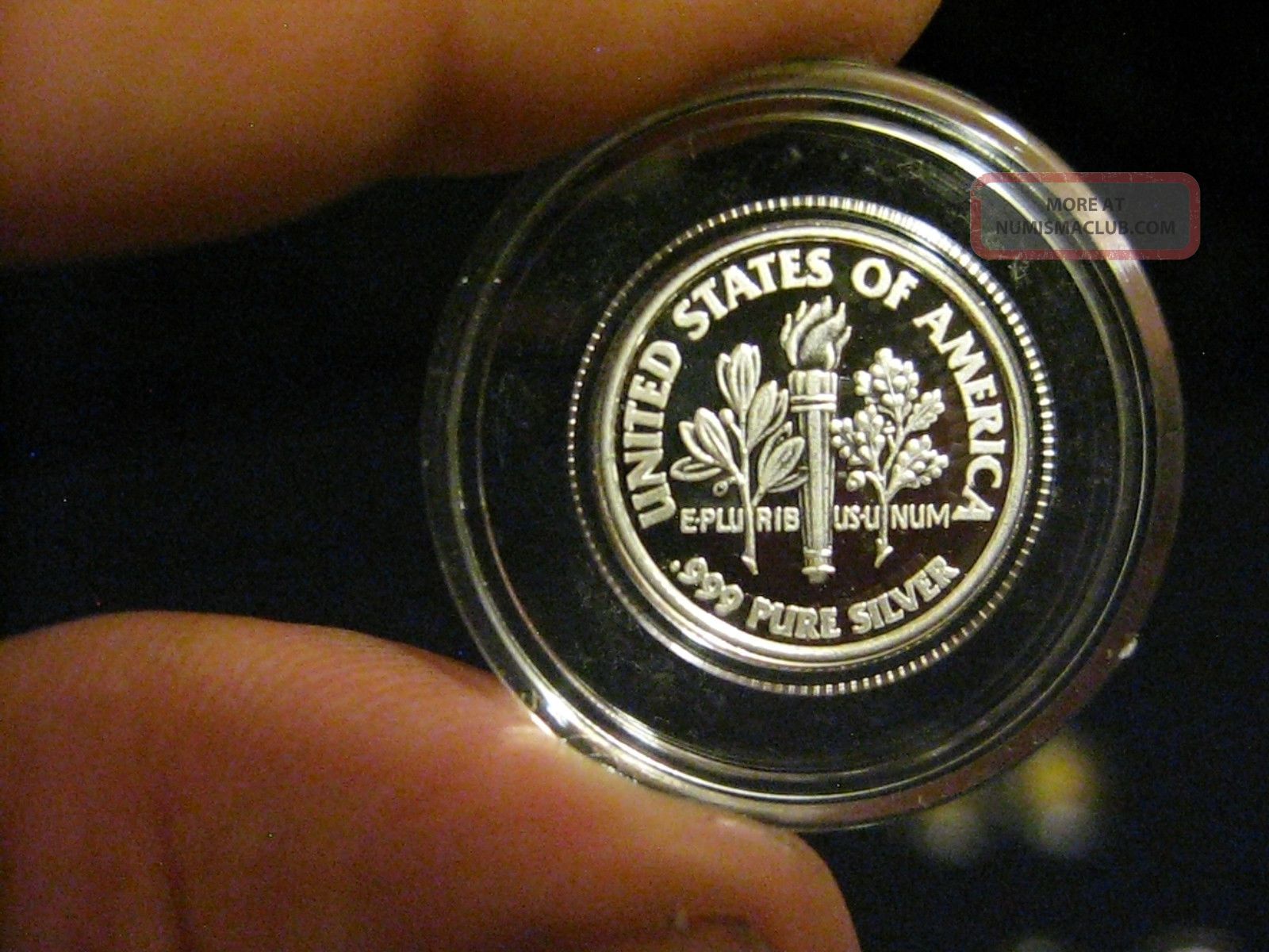 2006 Regular Edition. 999 Silver 1/10 Oz. Ronald Reagan Proof Dime A
