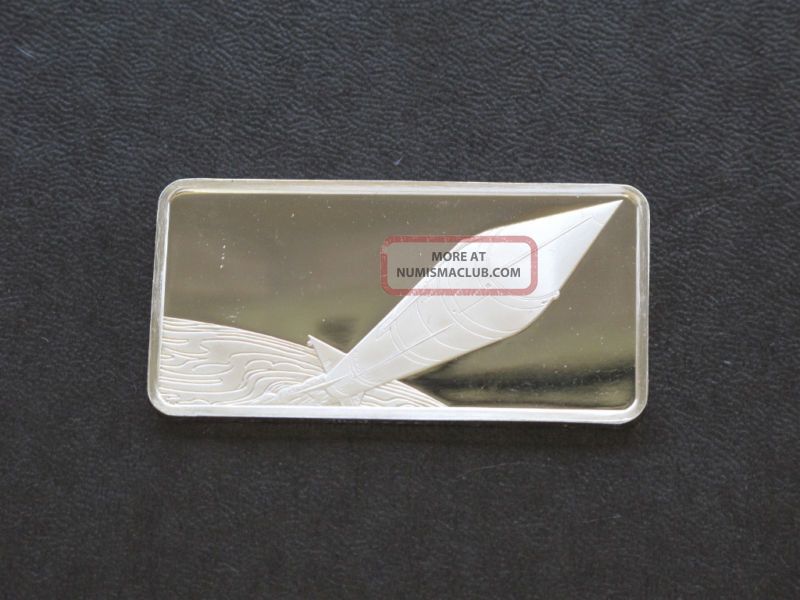 Viking Sounding Rocket Silver Art Bar A7856