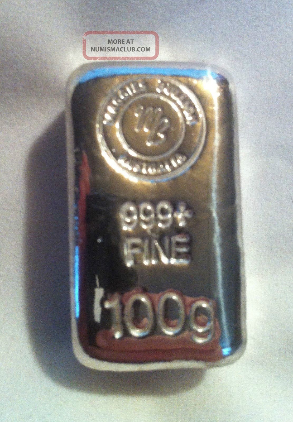 100g Hand Poured 999 Silver Bullion Bar " Maggies Bullion Australia ...