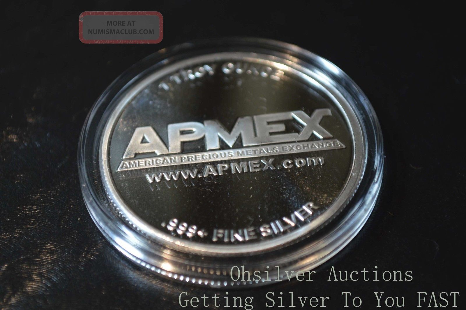 1 Oz Apmex Design Silver Round. 999 Fine Silver Bullion 1 Troy Ounce ...