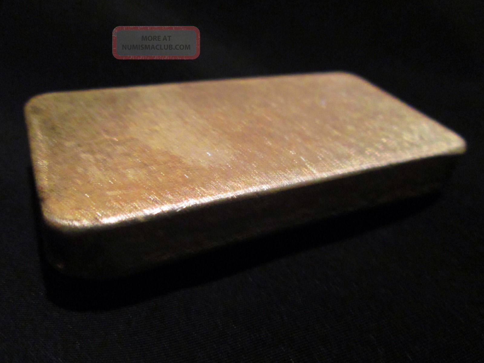 10 Oz. 999 Silver Bar Jackson Precious Metals Awesome Vintage Old Pour