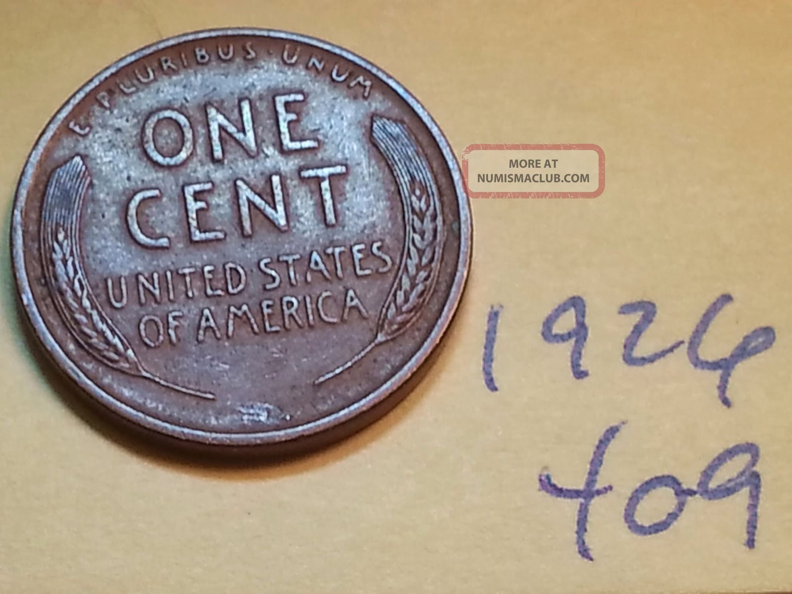 1926 Lincoln Cent Fine Detail Great Coin (409) Wheat Back Penny