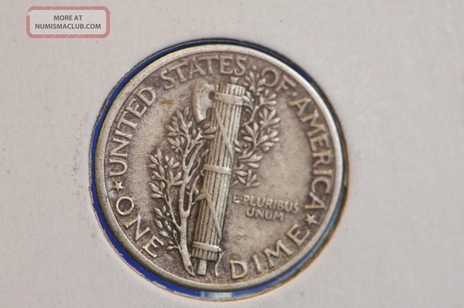 1940 10c Mercury Dime Well Circualted Dime $cash Back$ 0351
