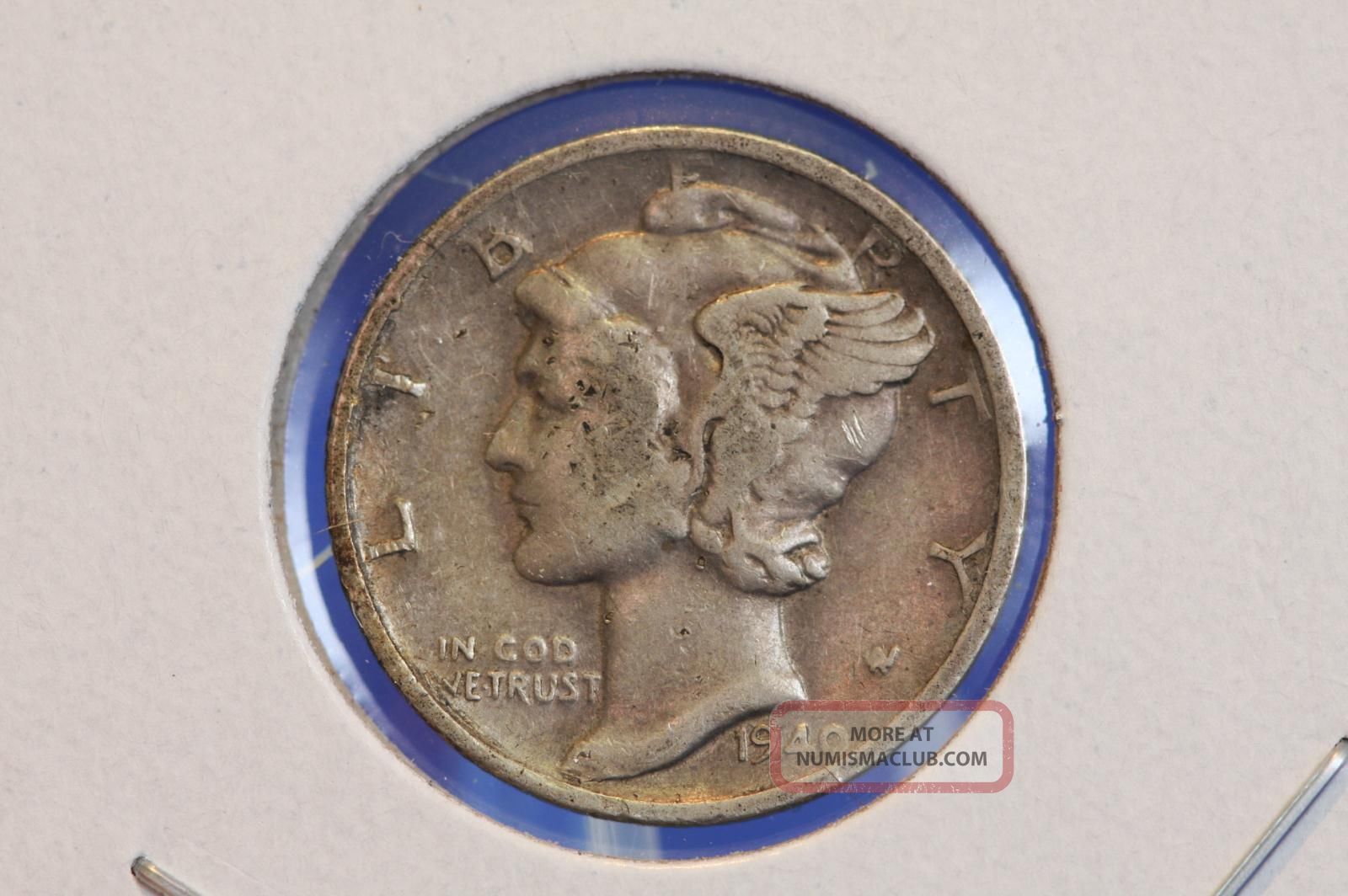 1940 - S 10c Mercury Dime Well Circualted Dime $cash Back$ 6529