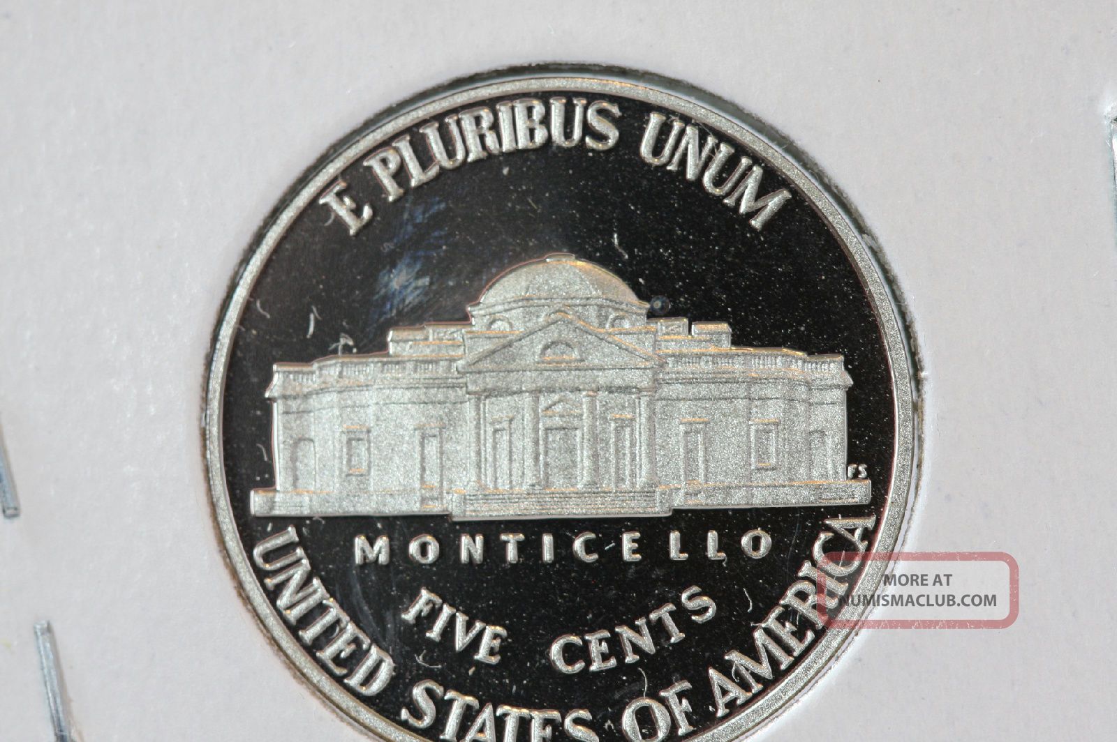 2013 - S 5c Jefferson Proof Nickel Gem Brilliant Uncirculated Proof Coin