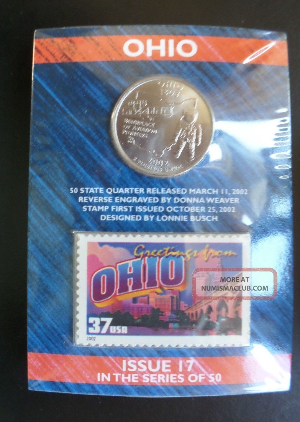 2002 50 State Quarters® Greetings From America Portffolio Usps Package