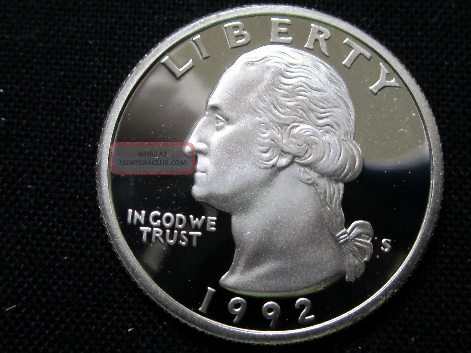 1992 S Gem Proof Washington Quarter - 90% Silver