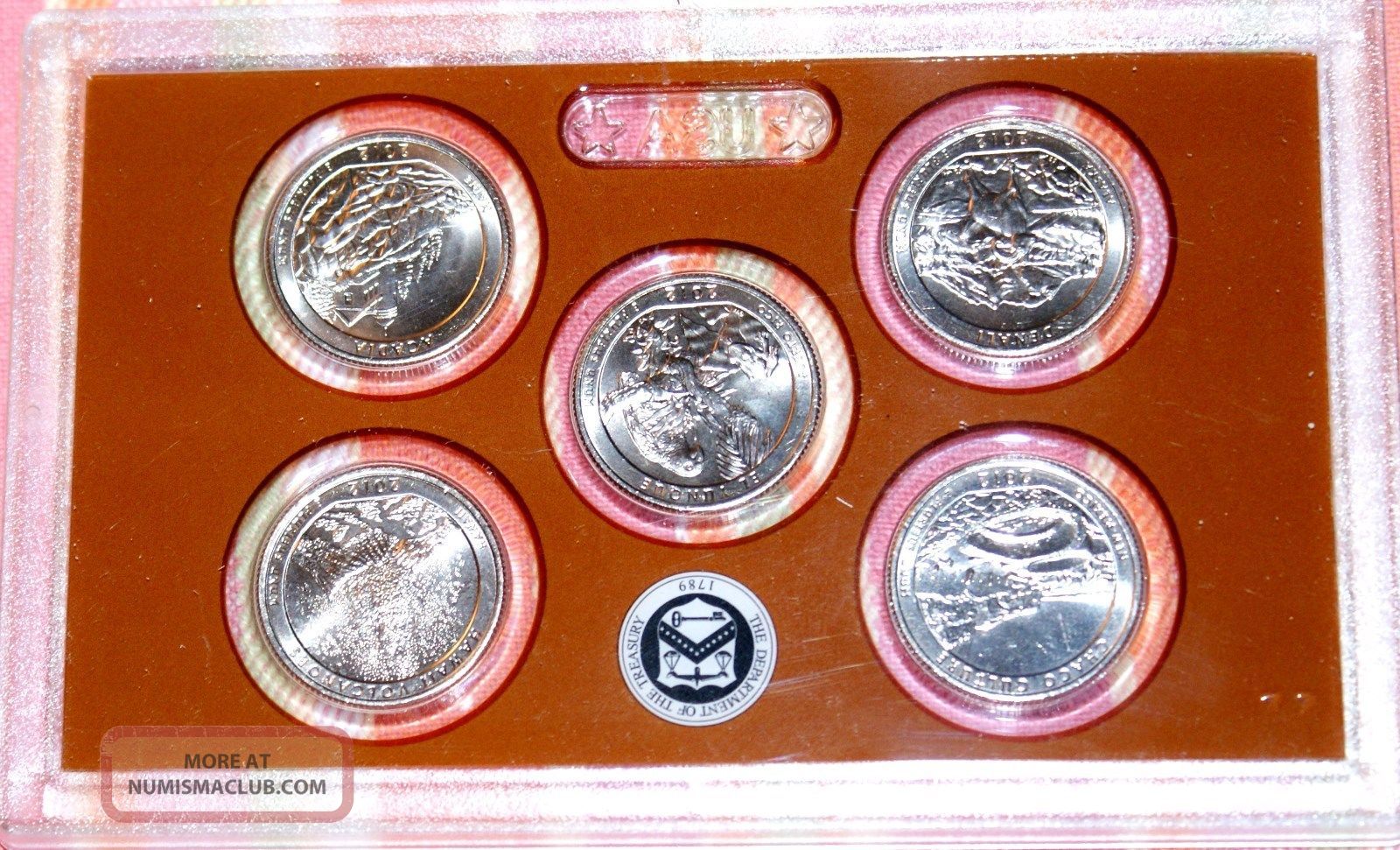 2012 S America The National Park Uncirculated Low Mintage Quarters