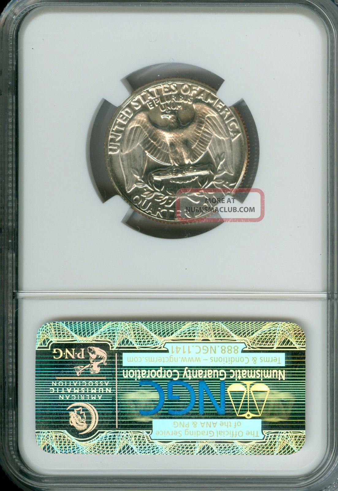 1970 - D Washington Quarter Ngc Ms66 Pq