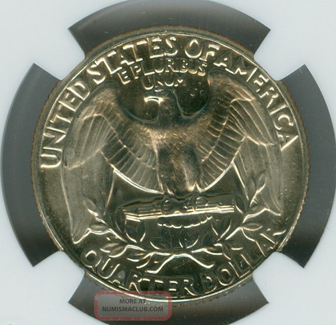 1970 - D Washington Quarter Ngc Ms67 Finest Registry