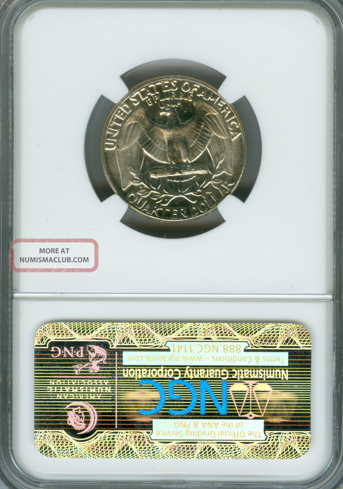 1970 - D Washington Quarter Ngc Ms67 Finest Registry