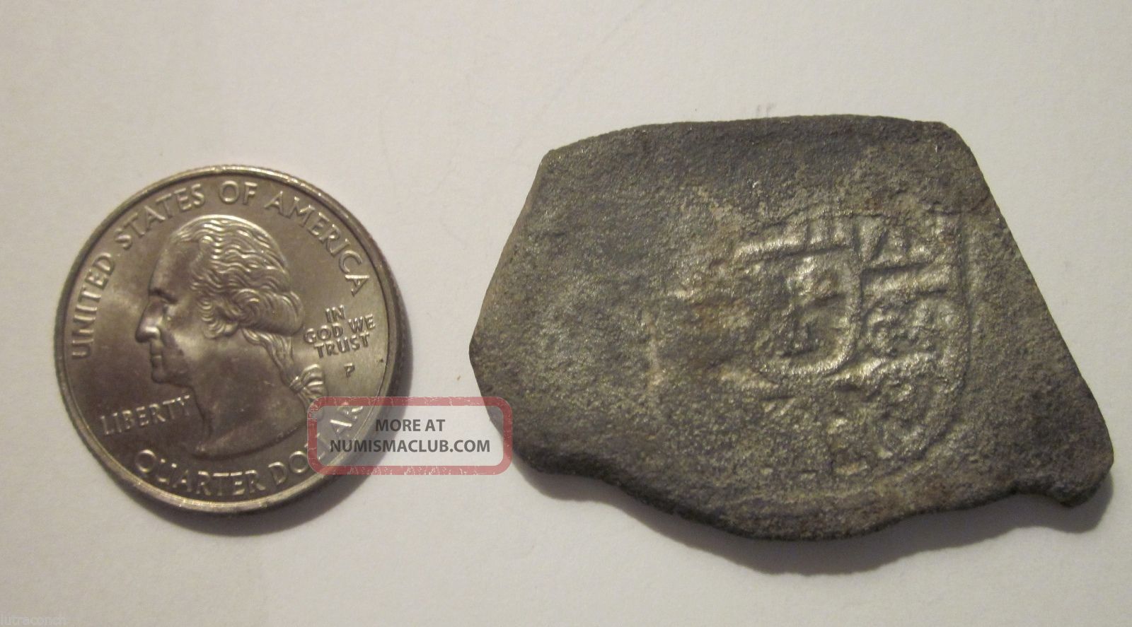 8 Reales 1715 Fleet Shipwreck Treasure Coin Mel Fisher Cobb Coin