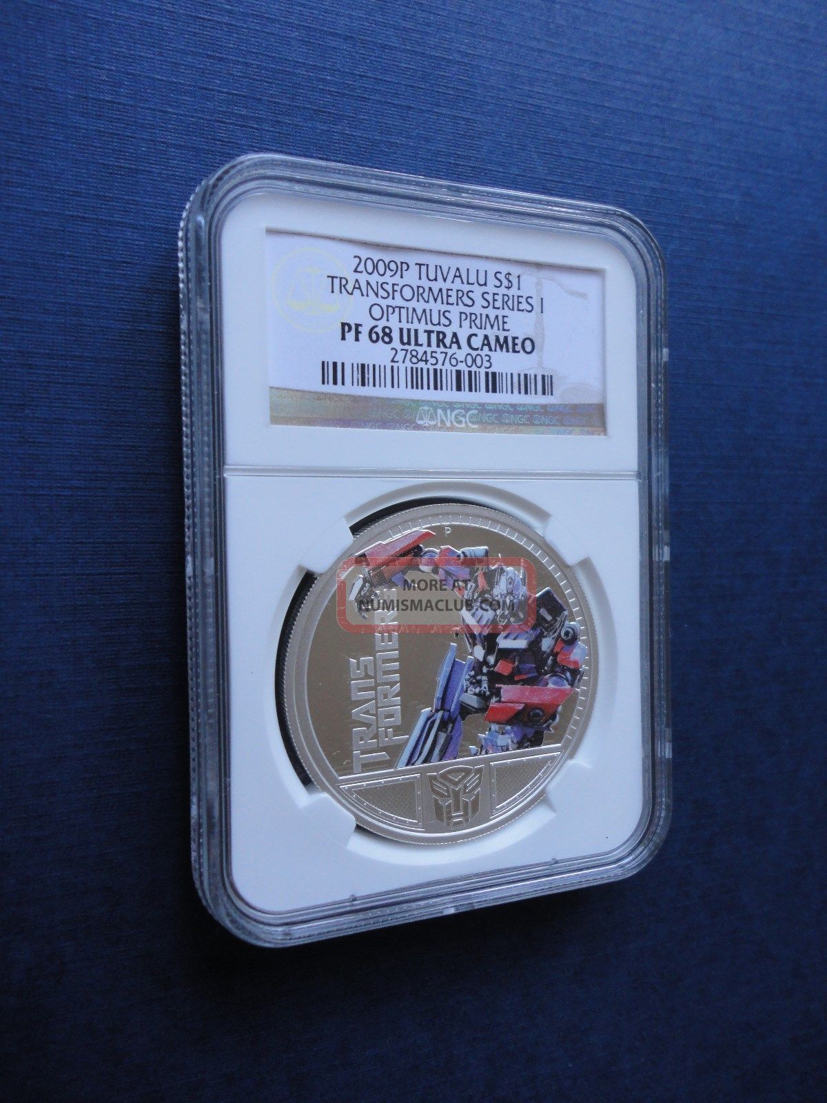 2009 Transformers Optimus Prime 1oz Silver Proof Coin Ngc Pf68 Tuvalu ...