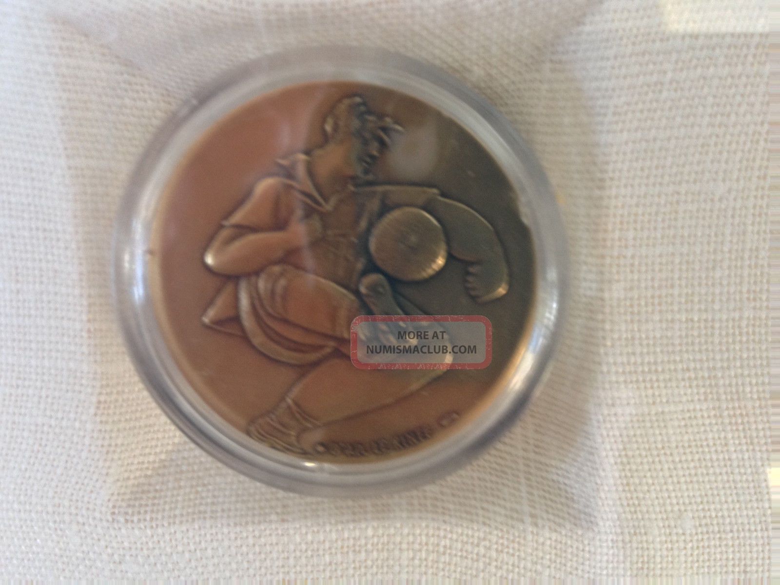 Bronze World Cup Soccer Coin Minted For The France 1998 World Cup ...