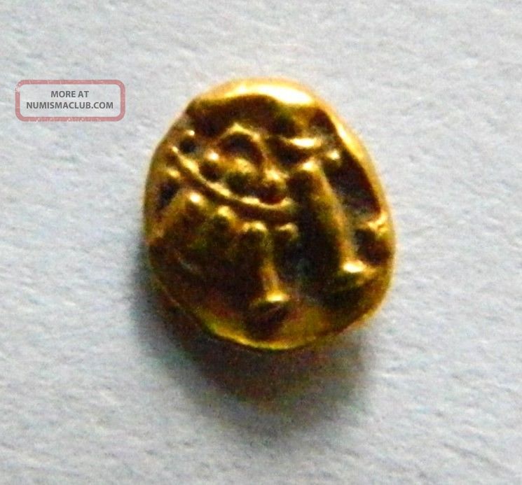 India Gold Fanam Elephant Type (gf 2)
