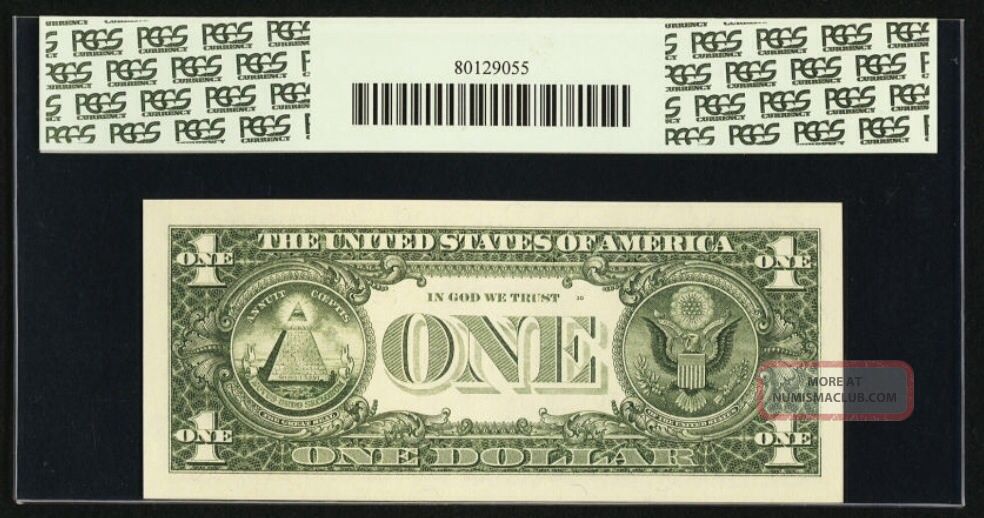 1995 $1 Frn (atlanta) Experimental Web Fed Press Note Pcgs 69ppq