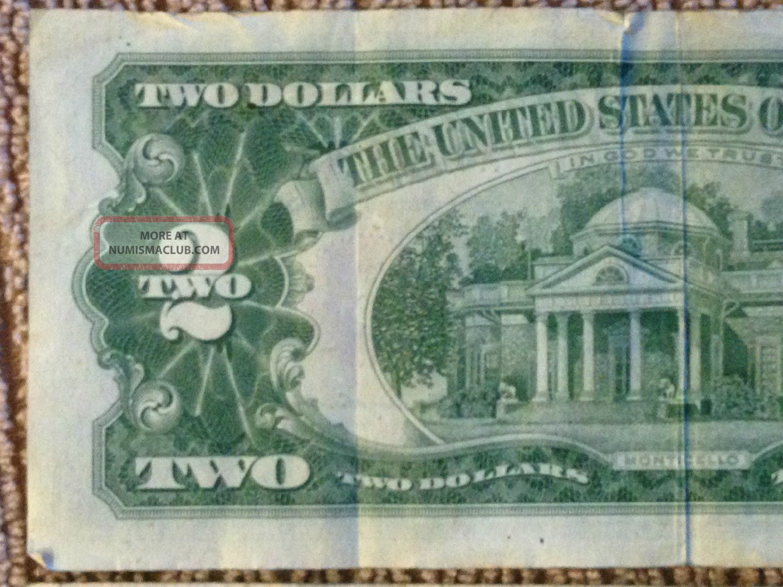1928d - $10 Federal Reserve Note & 1963 - $2 Legal Tender Red Seal