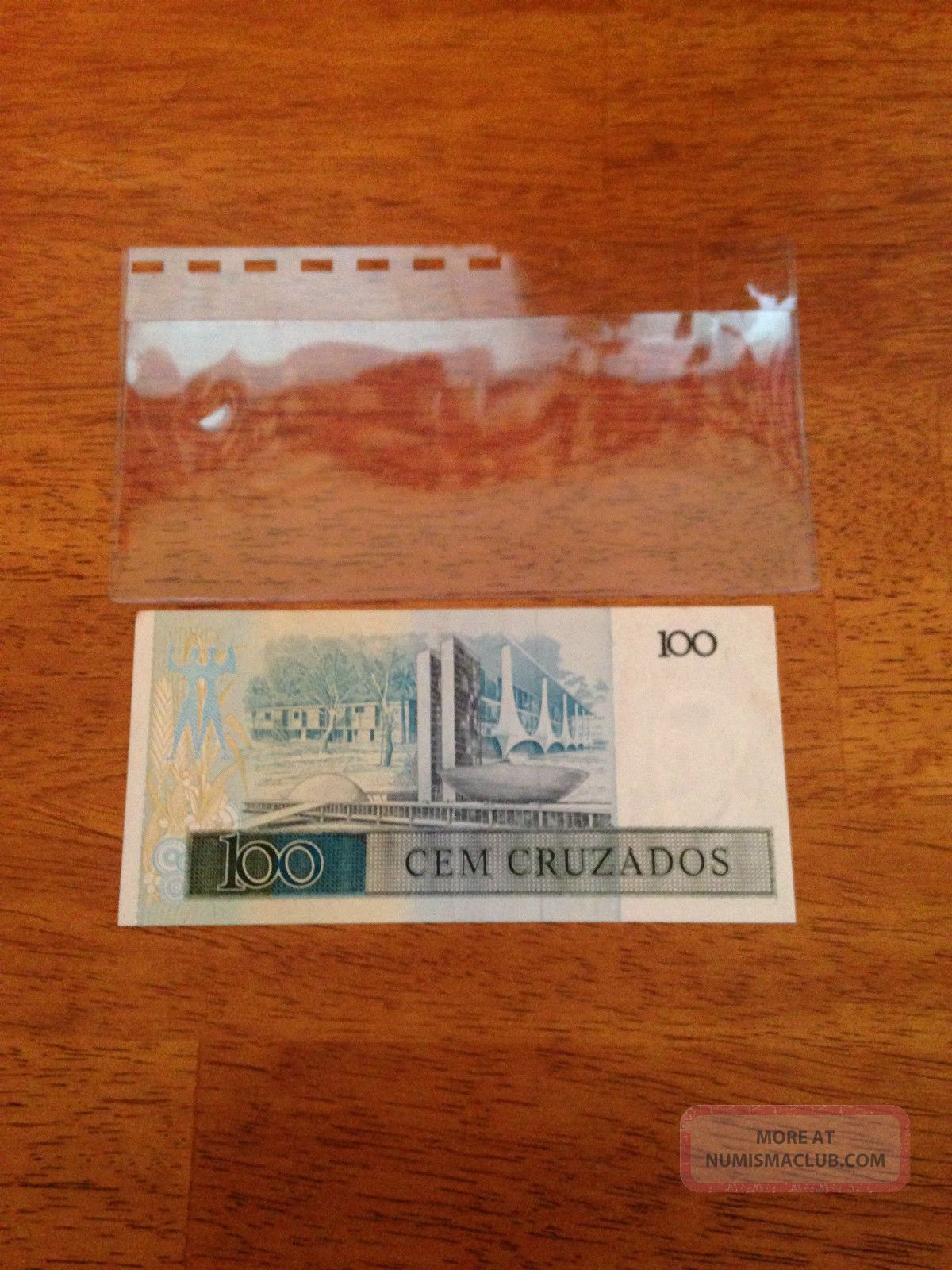 Brazil - Banco Central Do Brasil 100 One Hundred Cem Cruzados Banknote