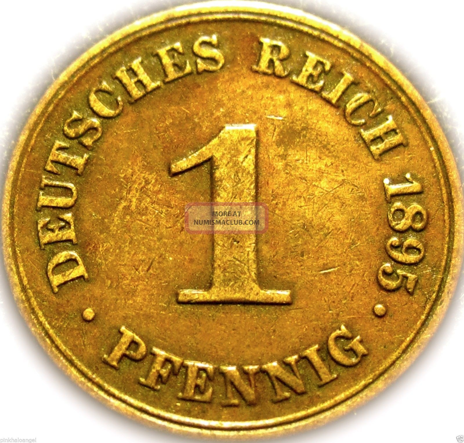 Germany - German Empire - German 1895a Pfennig Coin - Great Coin