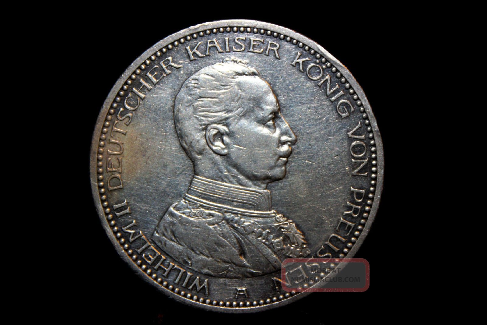German - Prussia 5 Mark, 1914 - A King Wilhelm Kaiser Ii In Uniform